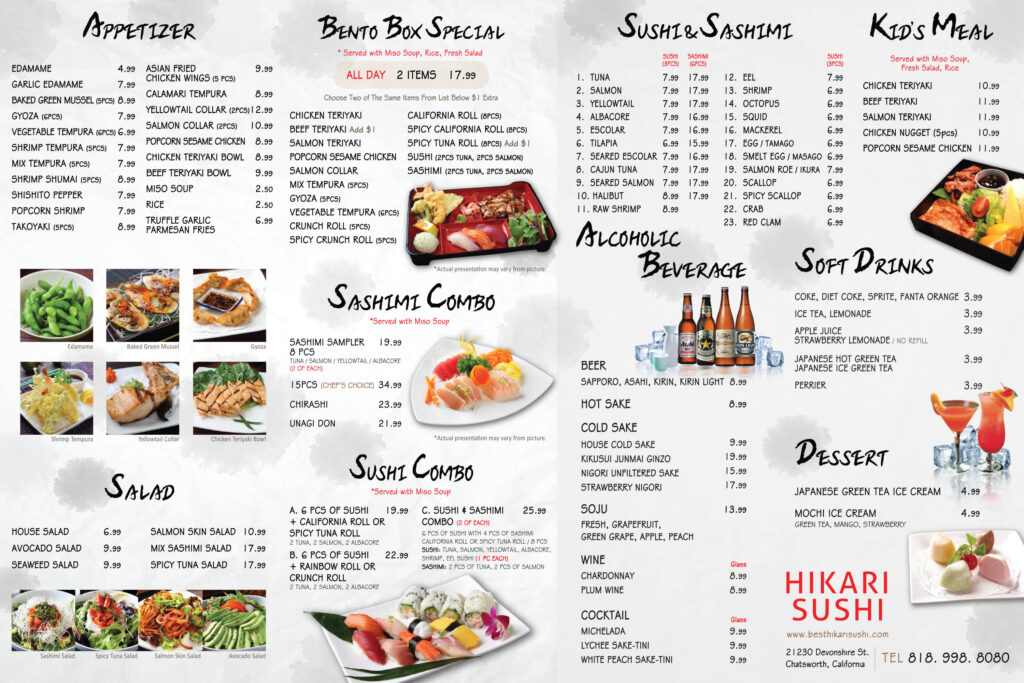 Menu – Hikari