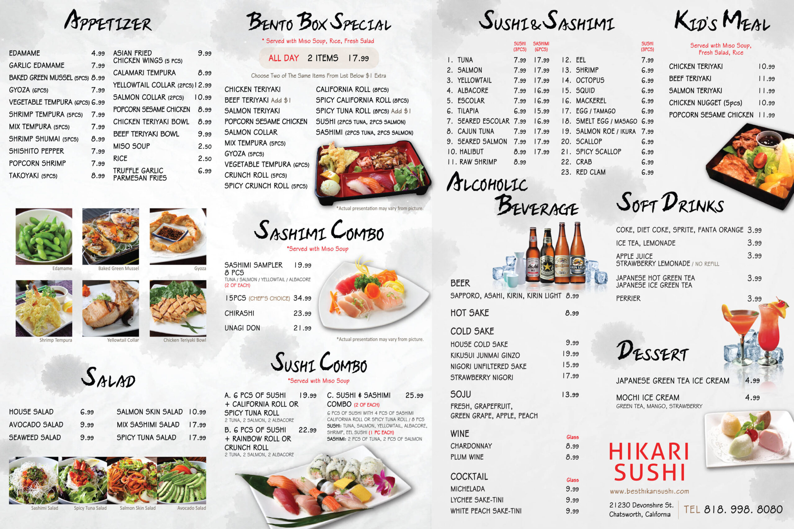 Menu – Hikari